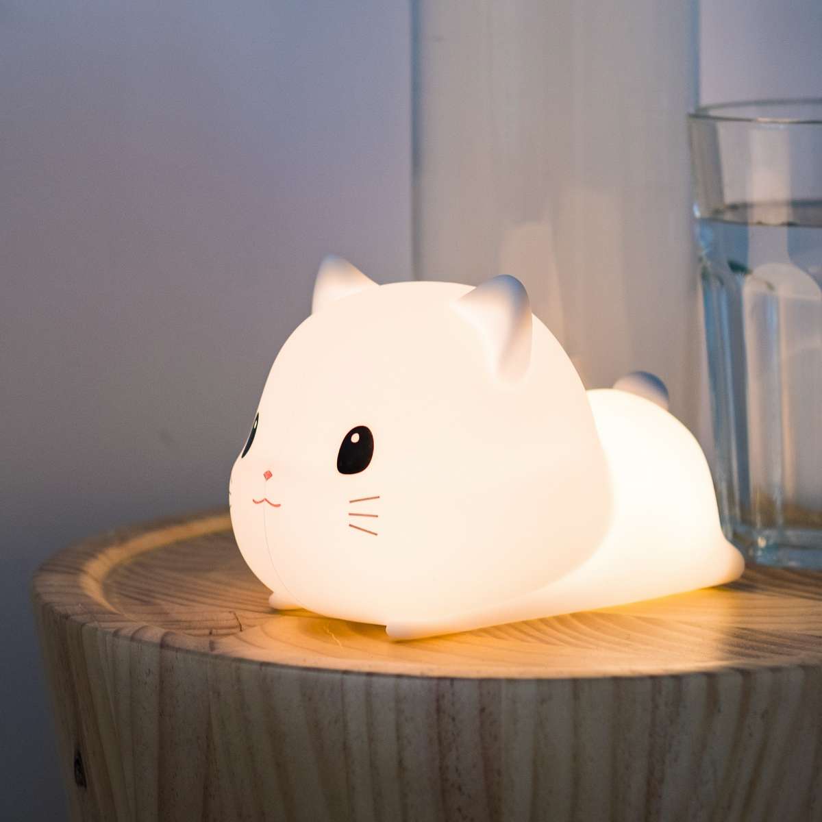 Cat night light store